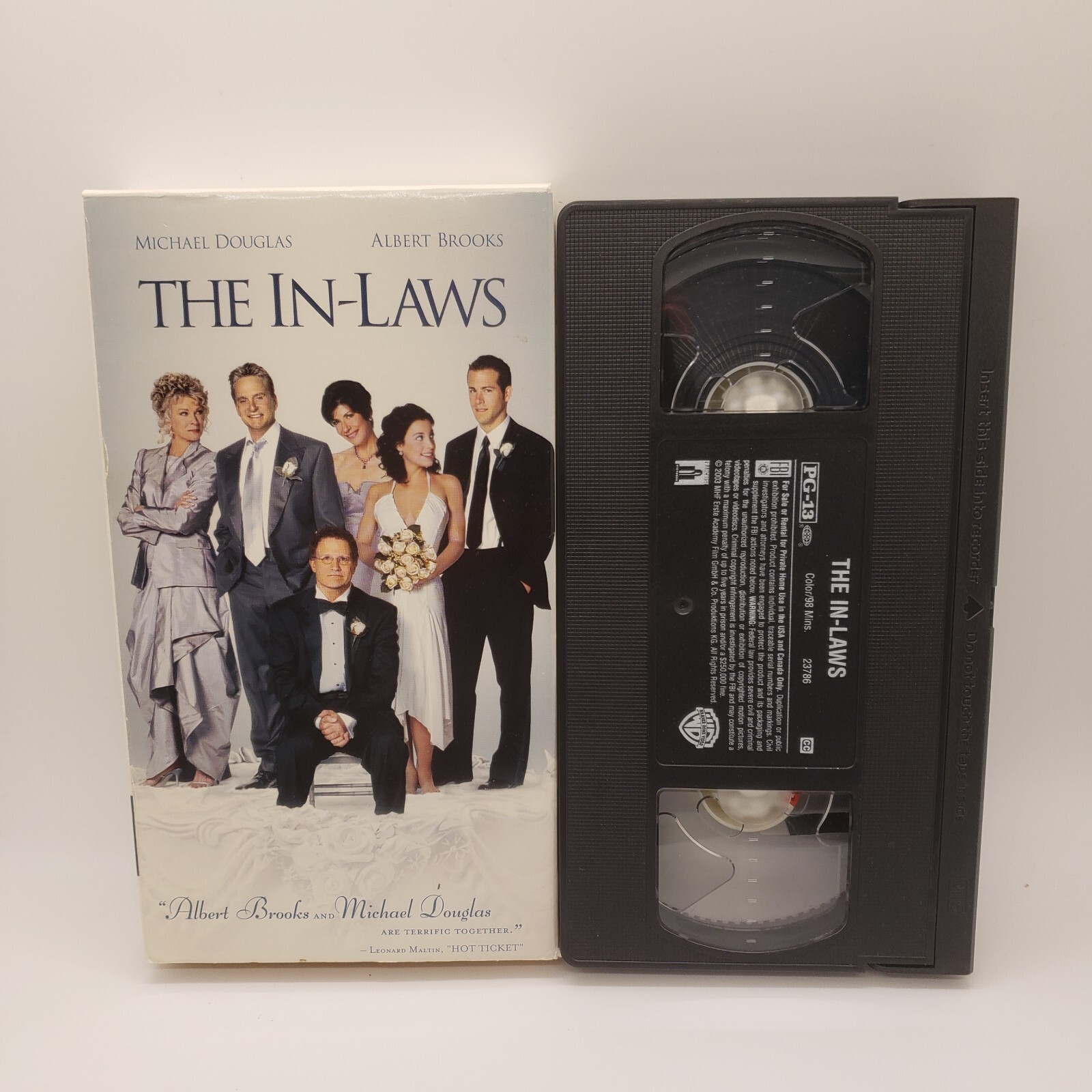 The In-Laws Albert Brooks Michael Douglas VHS Movie Hollywood Video | eBay