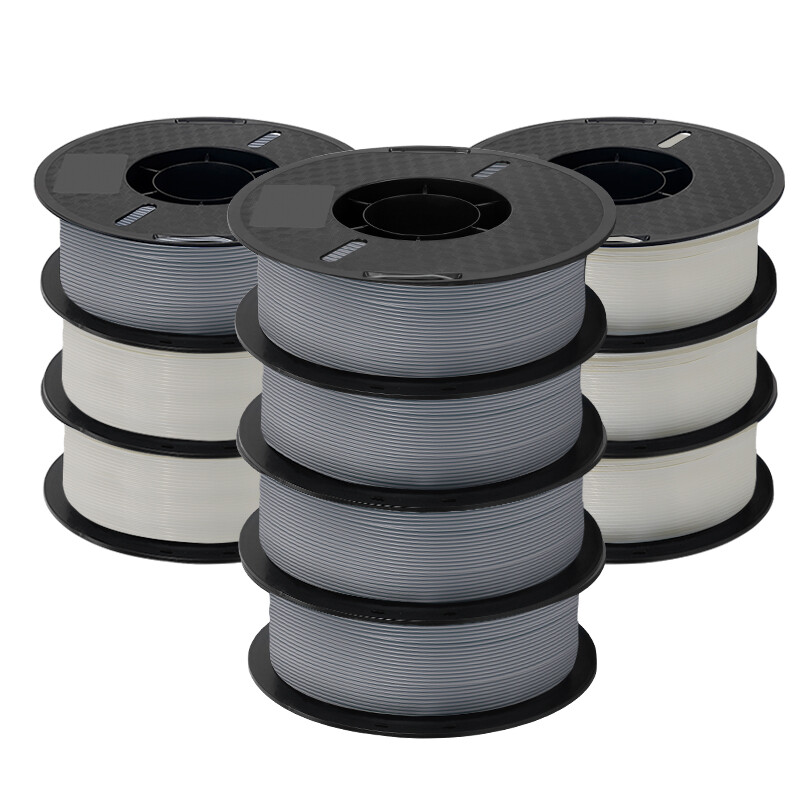 10KG 3D Printer Filament 1.75 mm PLA PETG FDM Bundle Spool Mix Color 10 ...