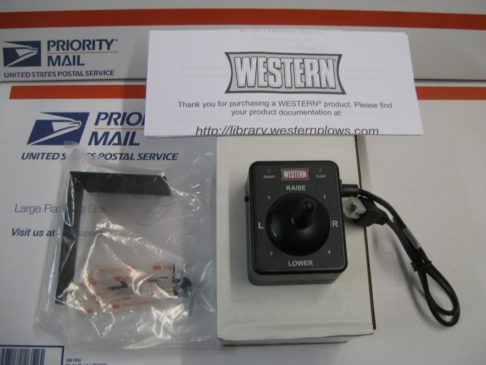 Western Joystick Snow Plow 4-pin Control 96800 HTS Controller for sale ...