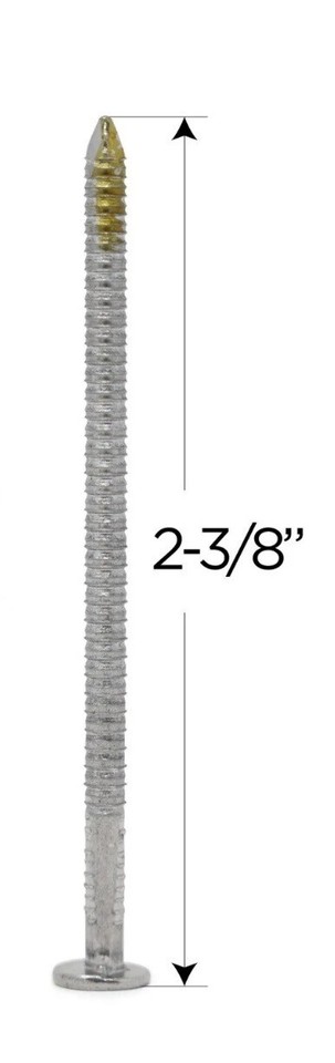 21 Degree 2-3/8" x .113" Plastic Collated, Ring Shank Diamond Point ...