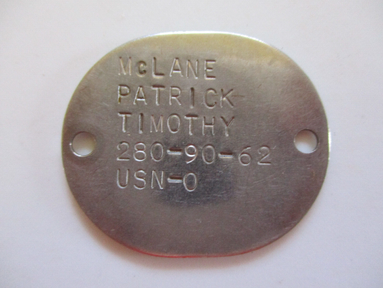 WWII USN Timothy Patrick McLane soldier ID dog tags | eBay