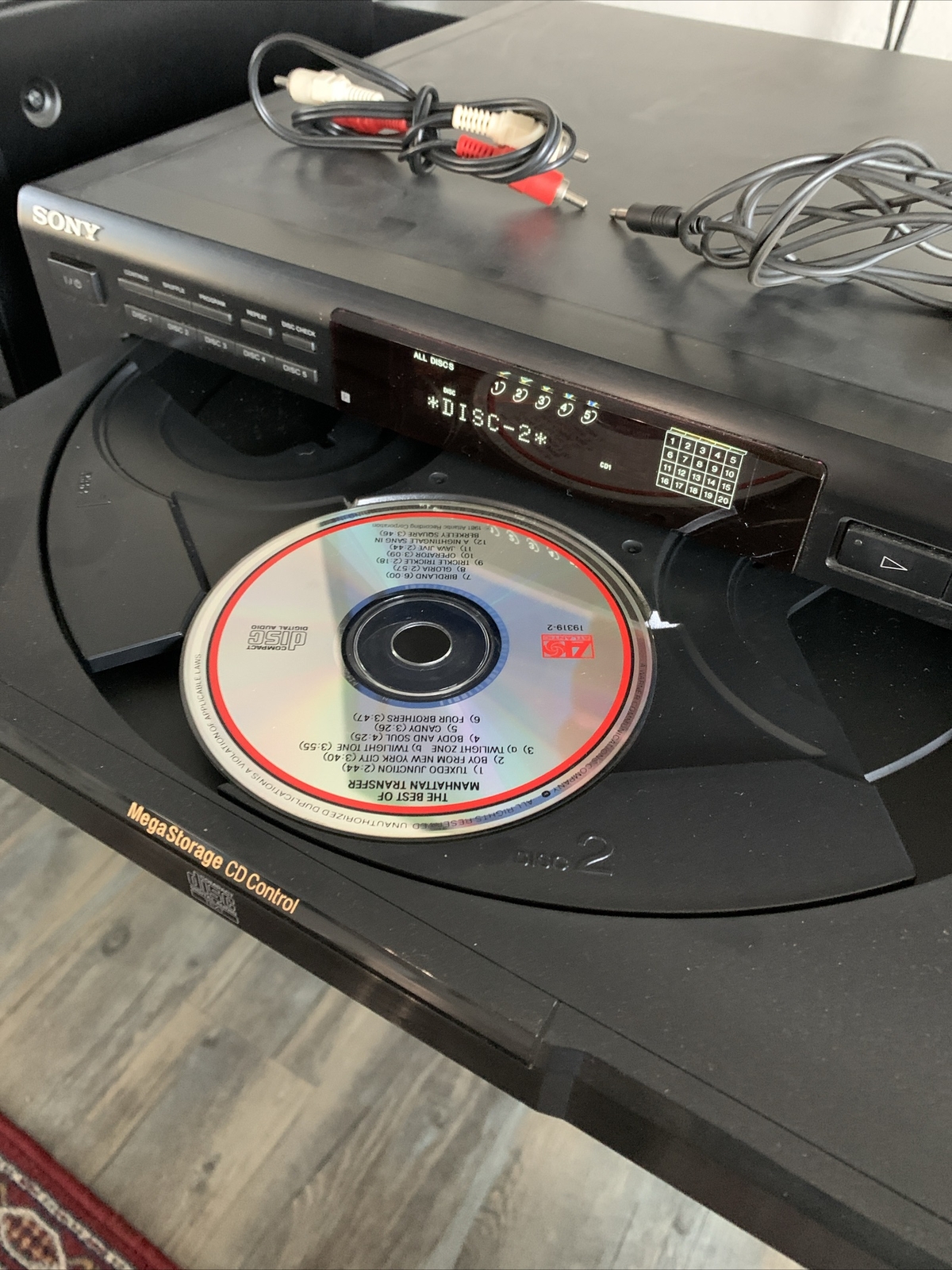 Sony CDP-CE535 5 Compact Disc Carousel CD Player Changer Tested ...