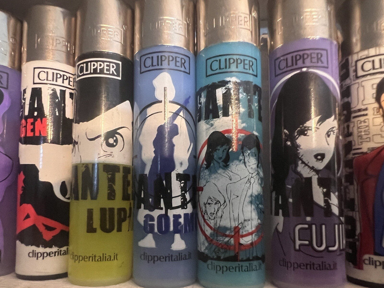 Clipper lighter mechero accendino feuerzeuge - Rare full set 4 ITA ...