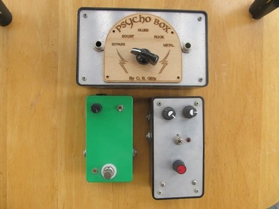 3 Guitar Pedals: Psycho Box, Boost, Silicon Fuzz | eBay