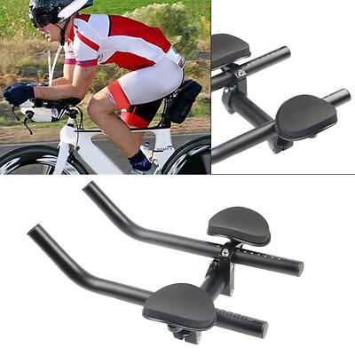 Ultralight Triathlon Bike Arm Rest Bar Armrest Aero Bar Clip On TT Bar ...