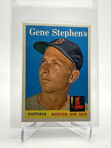 1958 Topps Gene Stephens Baseball Card #227 EX-MT Quality #2 FREE ...
