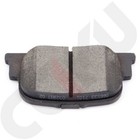 For 05-10 Scion tC Base 2WD 2.4L Rear Slotted Brake Rotors & Ceramic ...