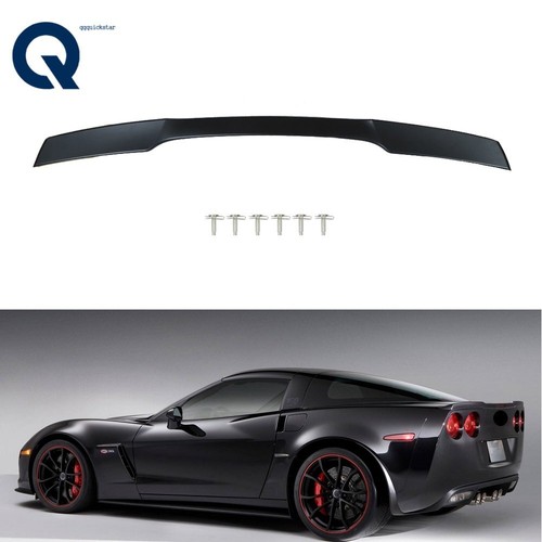 For Corvette 2005-2013 C6 | ZR1 Plastic Rear Trunk Lip Spoiler Wing w ...