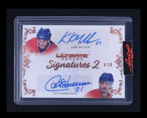2023 🏒 Ultimate Bronze Spectrum /20 Kirk Muller Guy Carbonneau Auto MBA ...