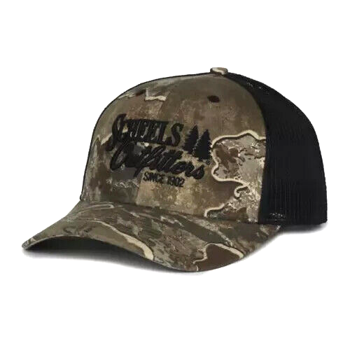 SCHEELS OUTFITTERS 1902 Mesh-Back HAT CAP. "Edge CAMO". OSFA snapback ...