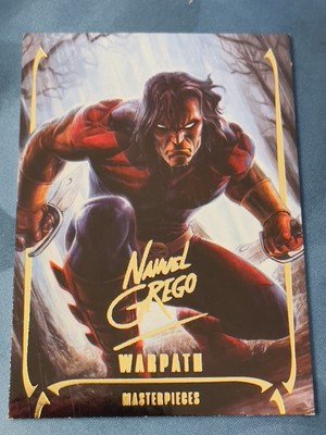 2024 Marvel Skybox Masterpieces Nahuel Grego Gold Signature Series ...