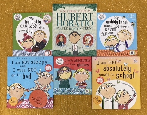 Lauren Child 6 Book Bundle Charlie and Lola Hubert Horatio Bartle ...