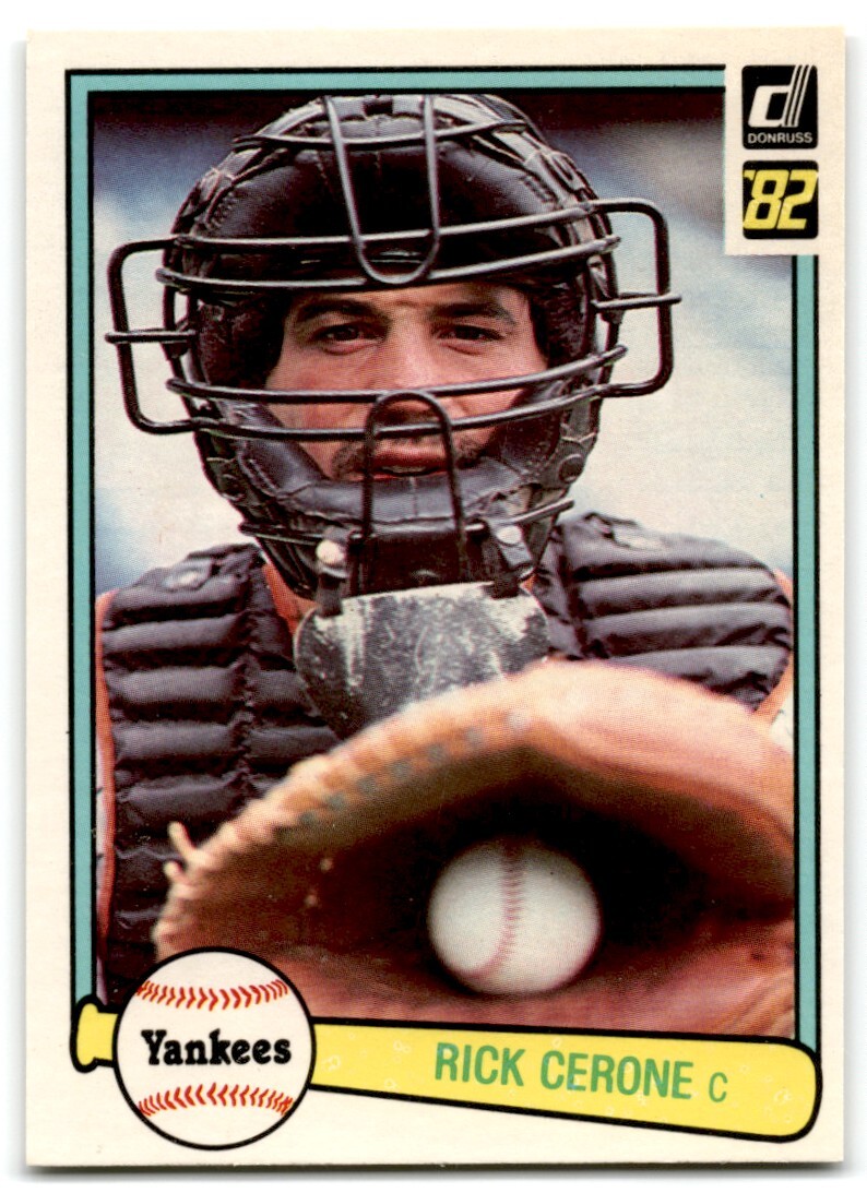 1982 Donruss Rick Cerone New York Yankees #199 | eBay