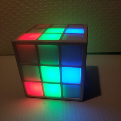 Bluetooth CUBE 36 LED Lights SPEAKER 5 Color Modes USB Charge TESTED | eBay
