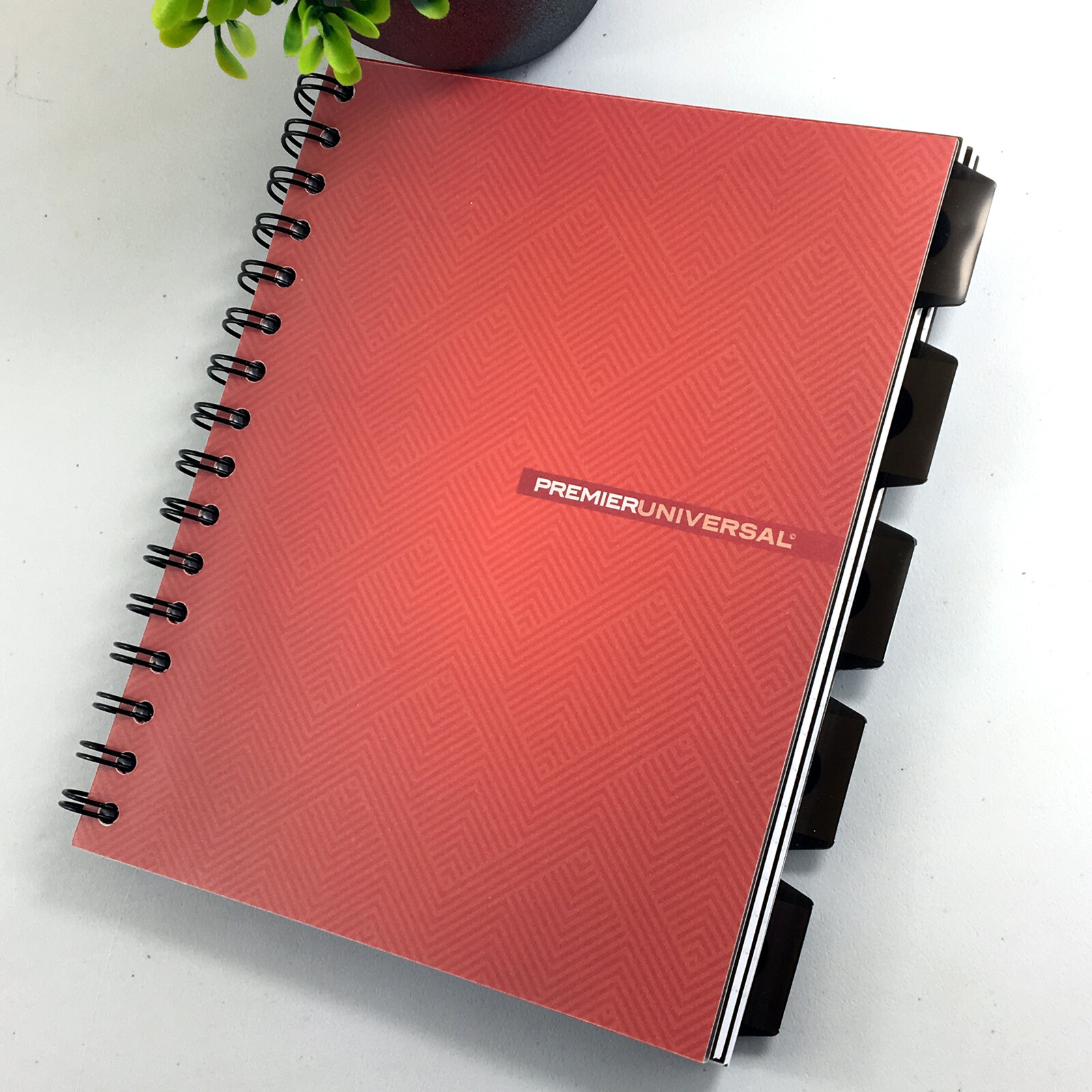 A5 Project Book Paper Tabbed Dividers Spiral Notebook Journal Pad Lined ...