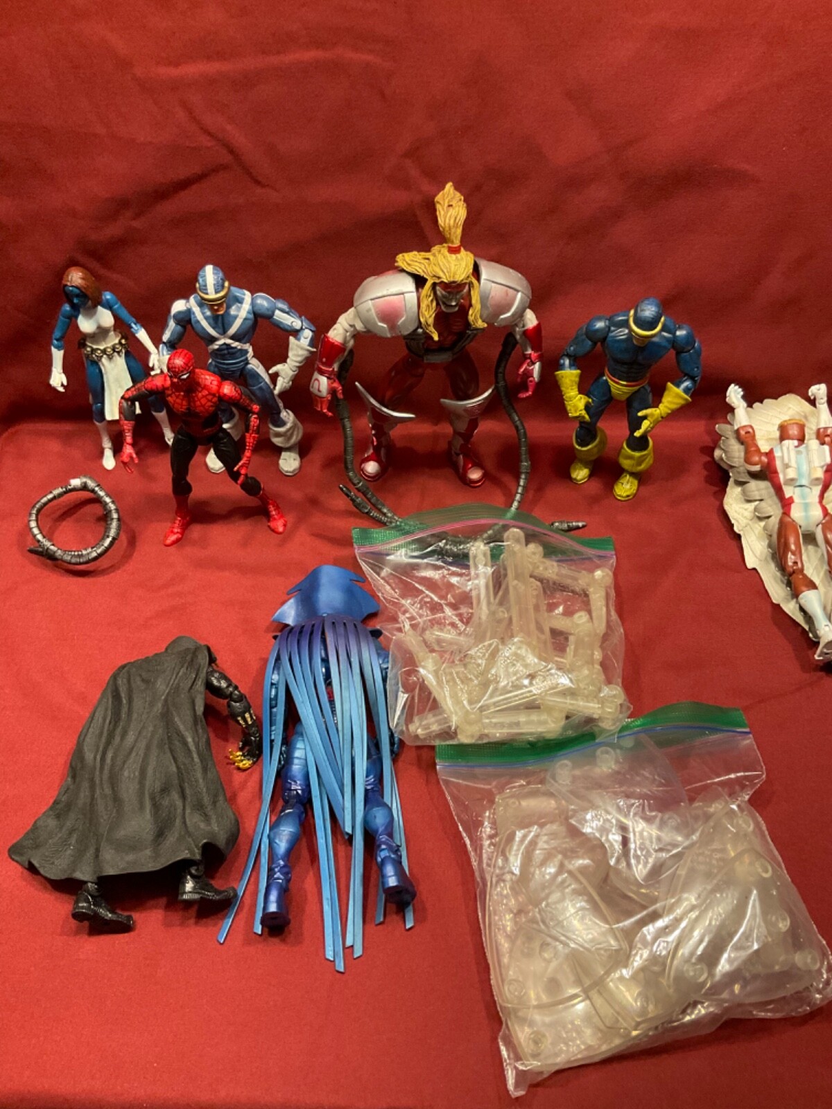 Marvel Legends Toybiz Lot of (8) Loose Sentinel BAF Wave Action Figures ...