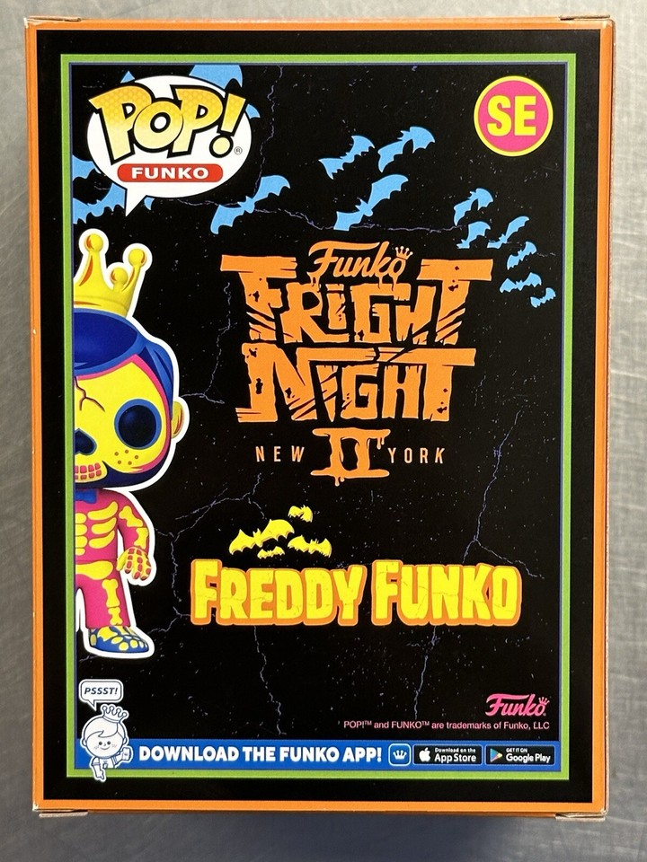 Funko Pop Fright Night Freddy II BlackLight LE 1700pcs With Pop ...