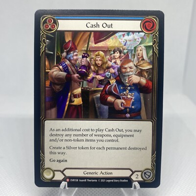 Cash Out Non Foil NM Everfest First Edition FAB Flesh and Blood TCG | eBay