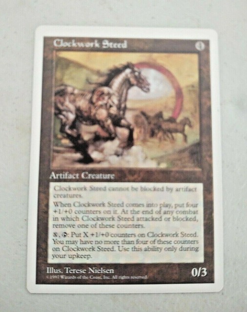 MTG Clockwork Steed Fifth Edition 357 Regular Uncommon for sale online ...