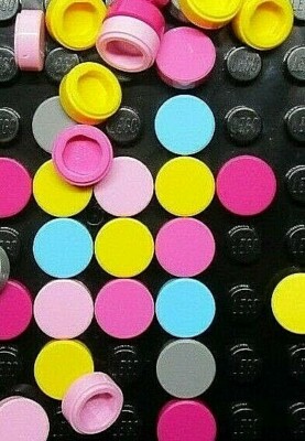 LEGO Round Tiles 1x1 (x20) Choose Colour - Design 35380, 35381, 98138 ...