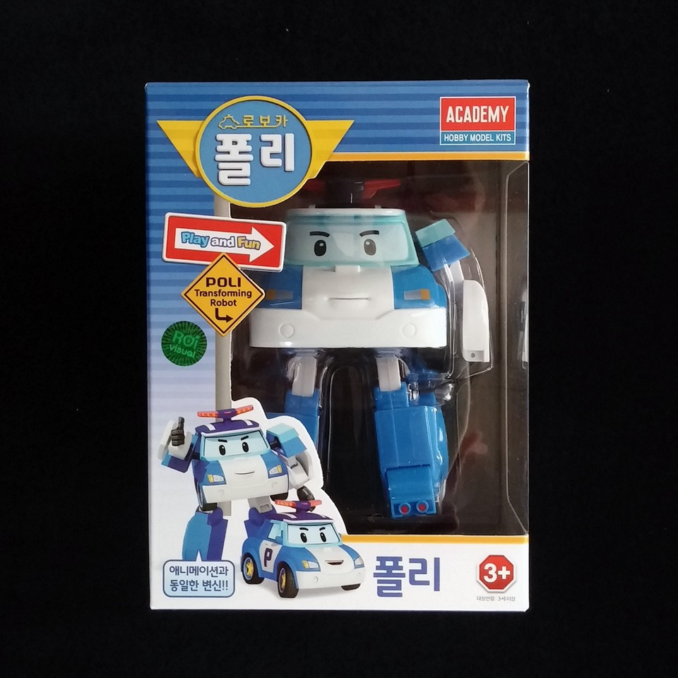 Robocar POLI ROY AMBER HELLY Transforming Robot 4.7" Figures Cars 4pcs ...