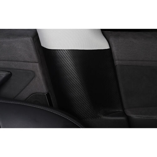 For Tesla Model 3 2017~22 Leather Carbon Fiber A+B Pillar Anti~Kick ...