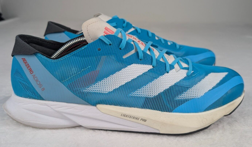 Adidas Adizero Adios 8 Running Shoes Mens 13 Aqua Blue Lightweight ...