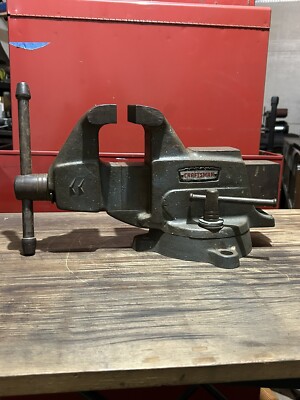 Rare Vintage Craftsman 506-51820 Swivel Base Bench Vise 3 1/2” Jaws 37 ...