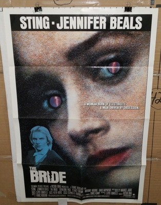 Horror 1985 THE BRIDE Authentic Studio Issued Movie Poster Jennifer ...