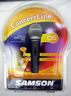 Samson Q6 Dynamic Cardioid Microphone - New, Free Shipping | eBay