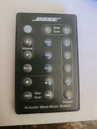 Bose Acoustic Wave Music System Remote Only - Black | eBay