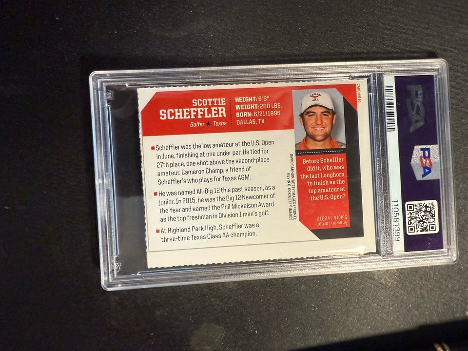 2017 Sports Illustrated SI For Kids Scottie Scheffler Signed Card Auto ...