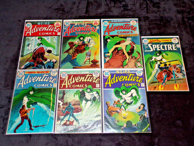 ADVENTURE COMICS 431 432 433 434 435 438 440 SPECTRE 1974 DC COMICS ...