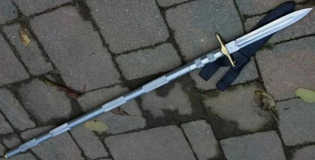 CUSTOM HANDMADE D2-TOOL STEEL HUNTING LONG SPEAR WITH STEEL HANDLE | eBay