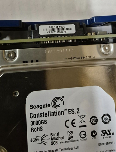 HDDs 3,5 SAS 3TB 7,2K 6Gb/s 64MB Seagate Constellation ES.2 ...