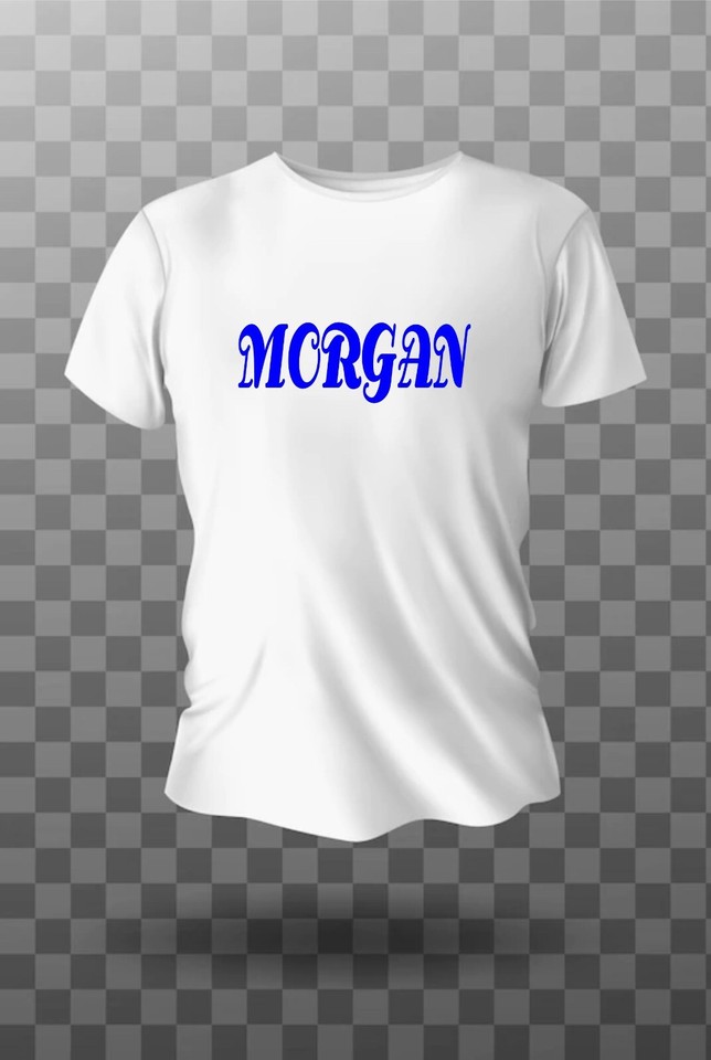 Custom WHITE T-shirt Photo Text Logo full color Gildan Men Women | eBay