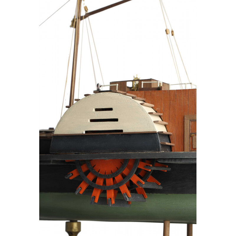 Disarmodel Ref. 20151 - Vanguard Wood Paddle Tug - 1:50 - Assembly Kit ...