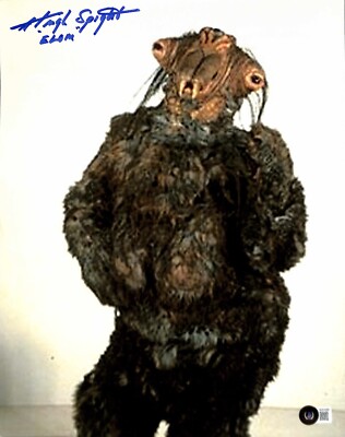 Hugh Spight "Elom" Star Wars ROTJ Signed 11x14 Photograph BECKETT | eBay