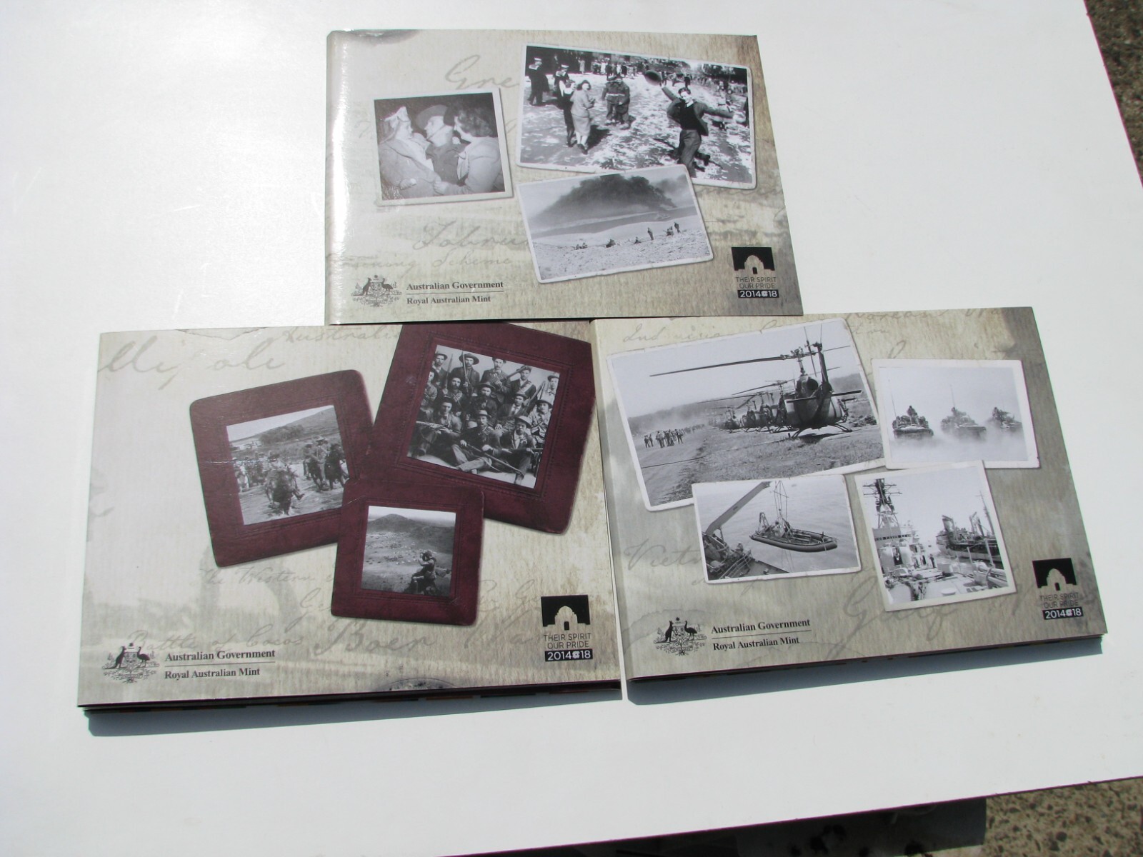 18 x 50 Cent 2014 to 2016 Australia At War UNC Boxed Set. | eBay