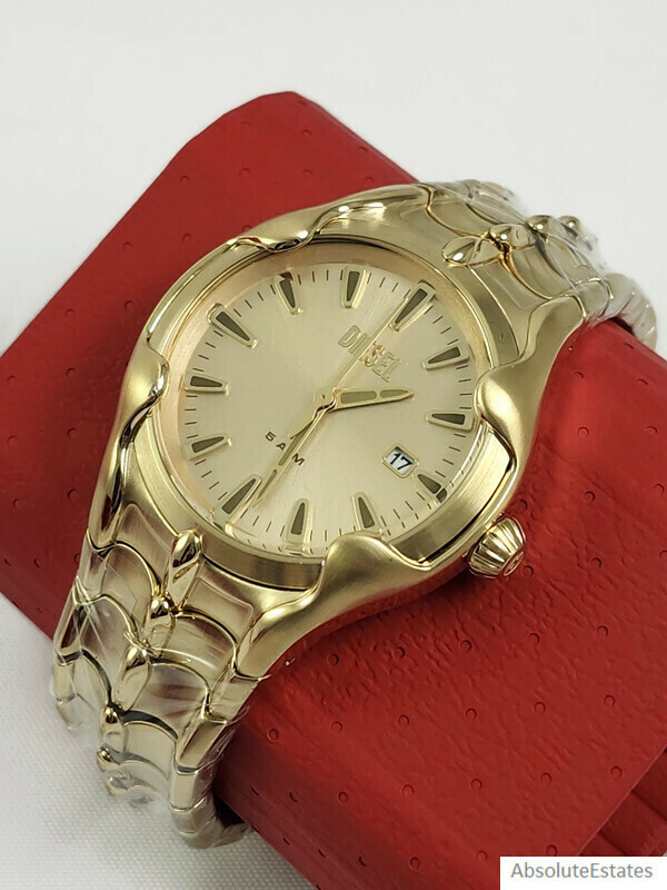 NEW Diesel Vert Metamorph Collection Gold Stainless Mens Watch DZ2186 ...