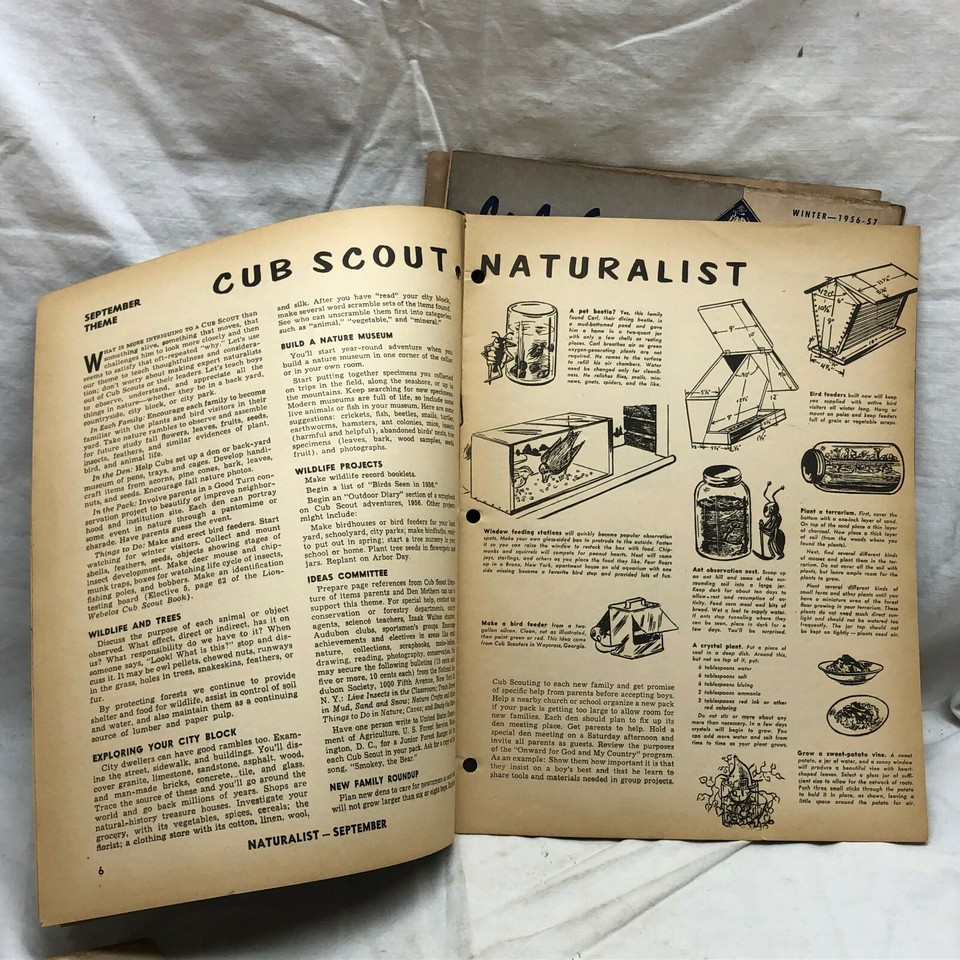 3 Vintage 1960 Boy Scout Cub Scout Quarterly Magazines | eBay