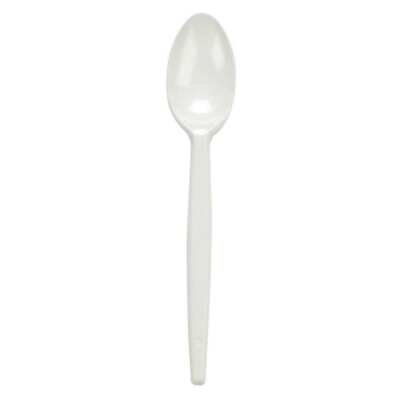 Premium Tea Spoons WHITE Plastic 20 X 100 | eBay UK