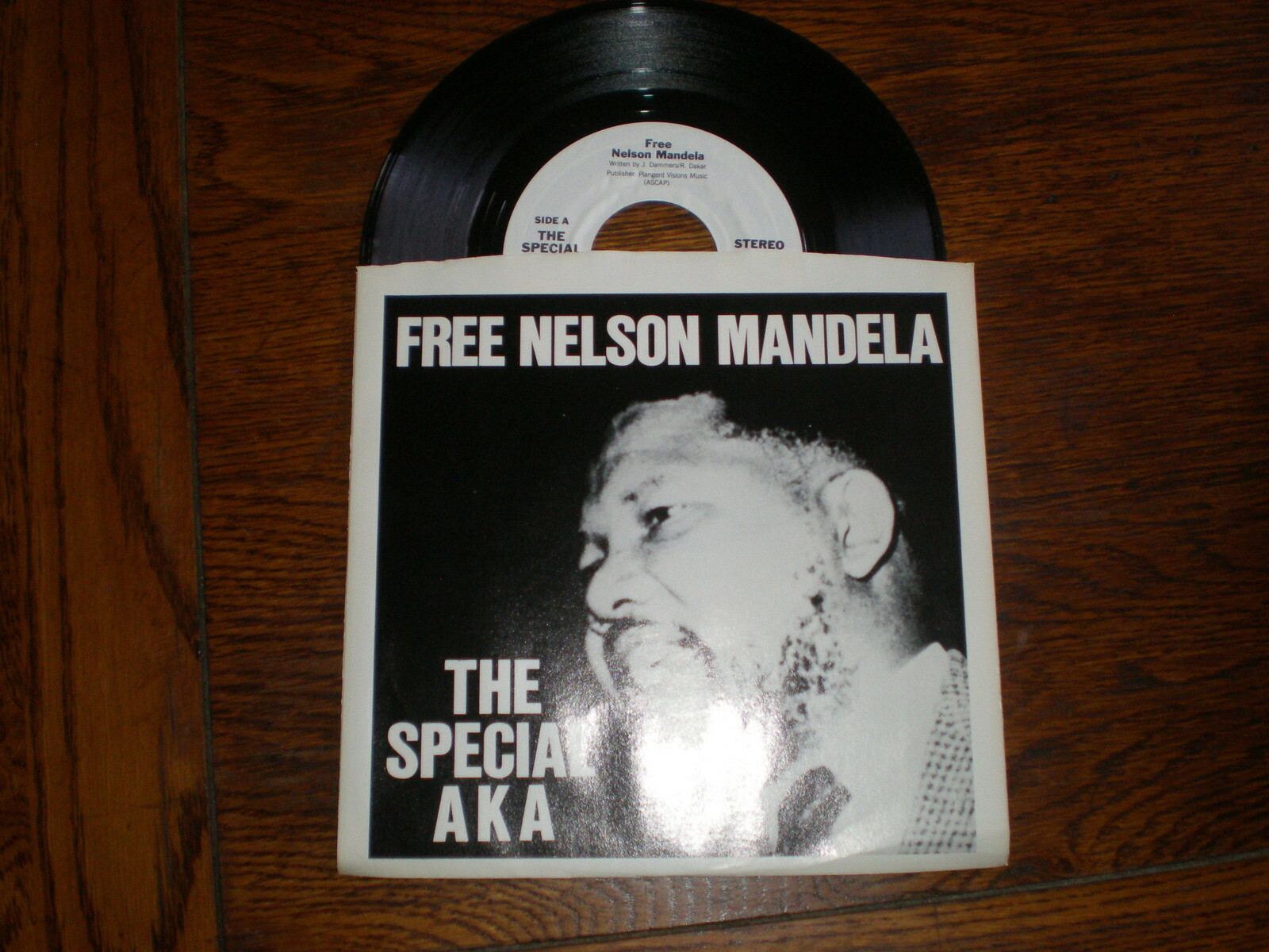 The Special AKA 45/PICTURE SLEEVE Free Nelson Mandela PROMO CHRYSALIS ...
