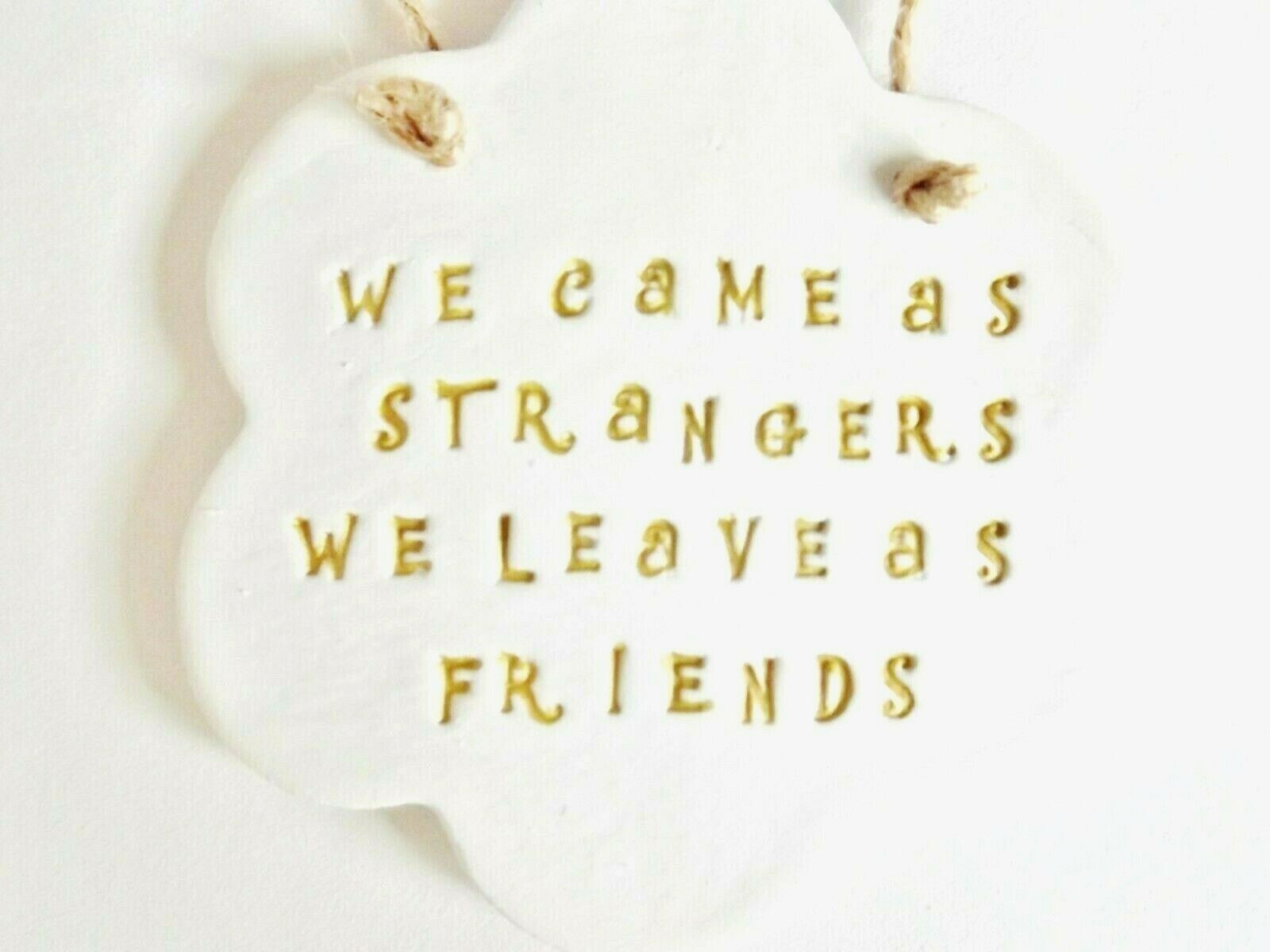 Friends Farewell Leaving Quote Wall Plaque Home Decor Colleagues ...