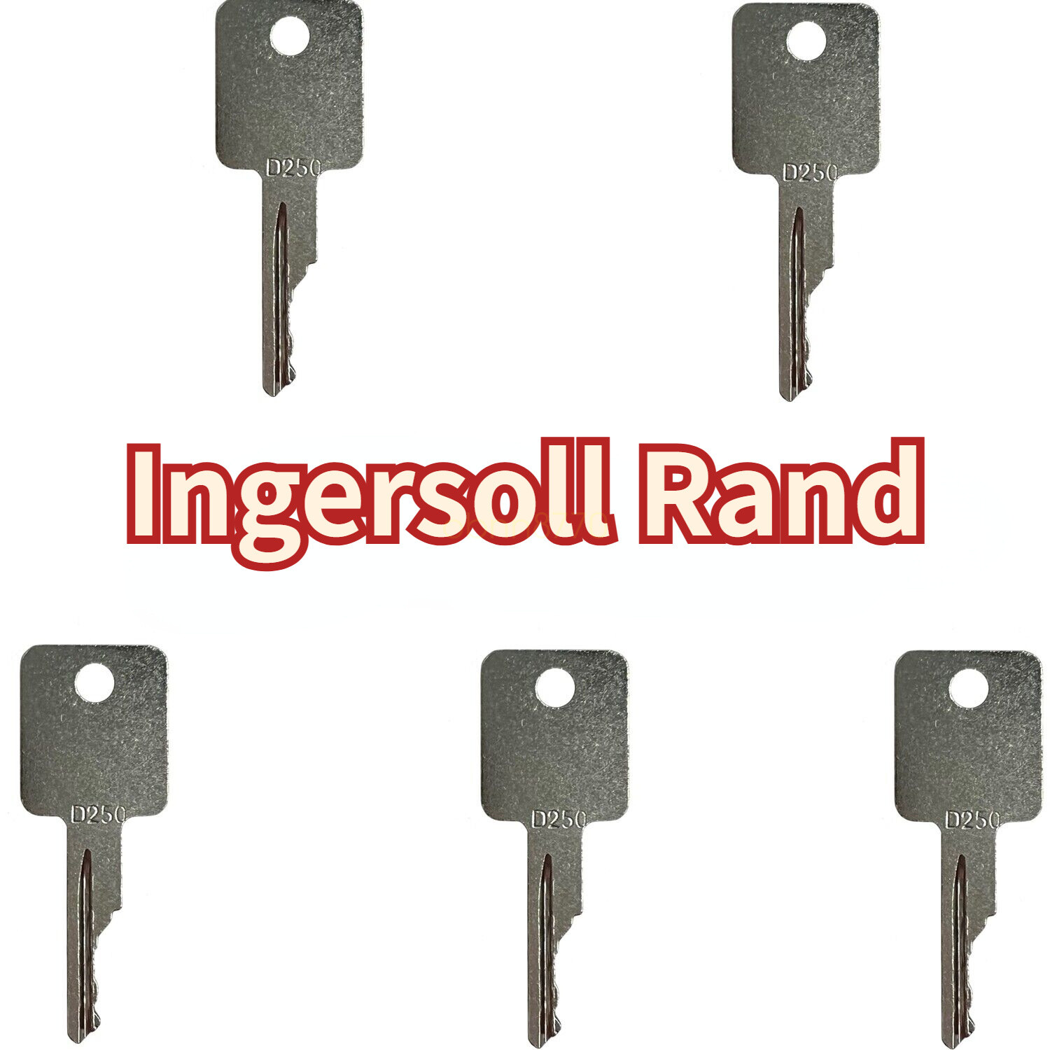 Ingersoll Rand Air Compressor Key 58917261 5 Keys | eBay