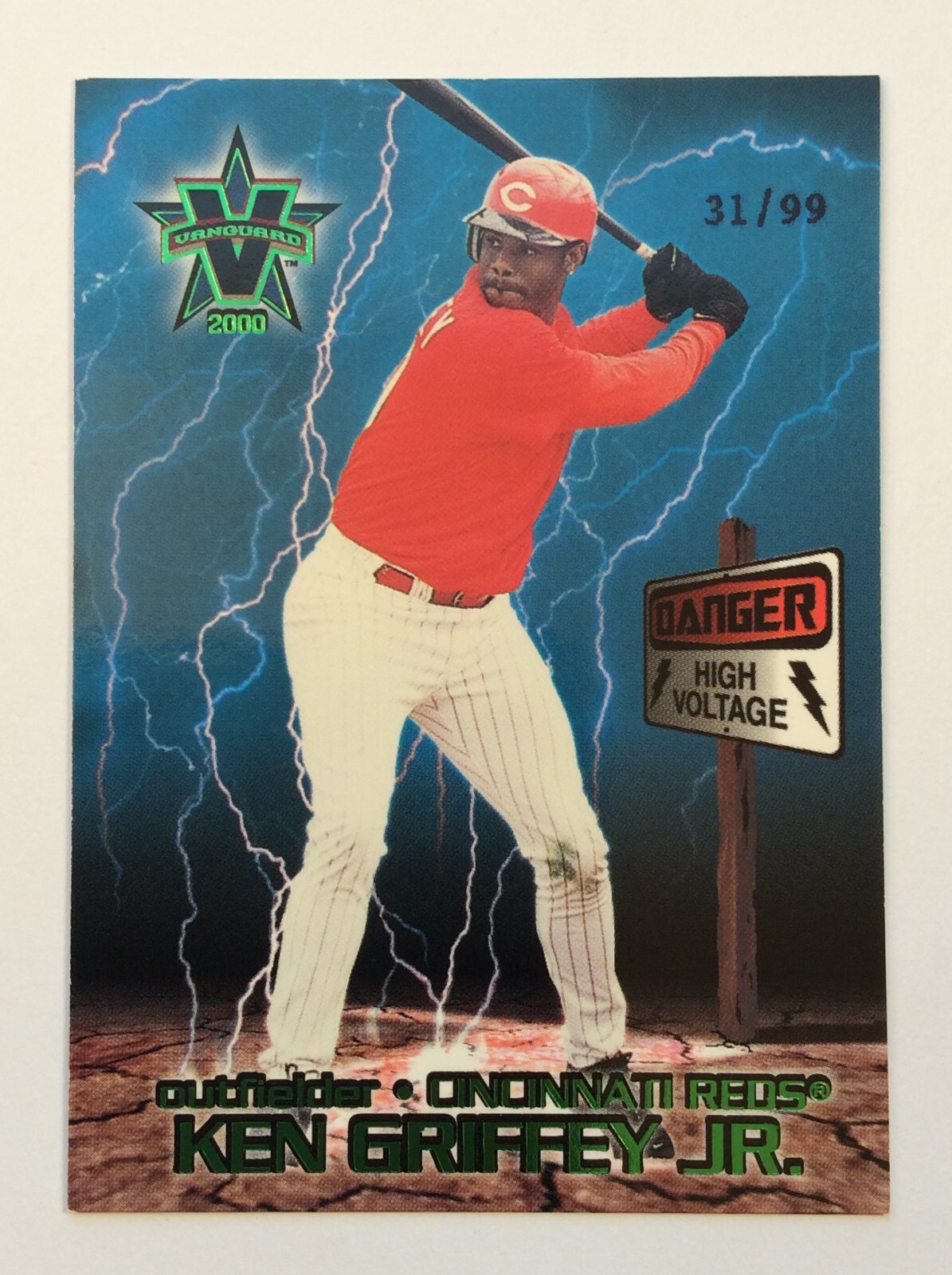 2000 VANGUARD KEN GRIFFEY JR. HIGH VOLTAGE - GREEN 31/99 #13 | eBay