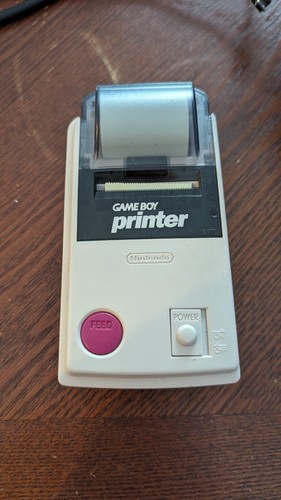 Nintendo Gameboy Printer Model MGB-007 Some Paper, Powers On, No Cable ...