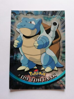 Carte pokemon Tortank #09 - HOLO- FOIL - TOPPS FRANCAIS - Carte POKEMON ...