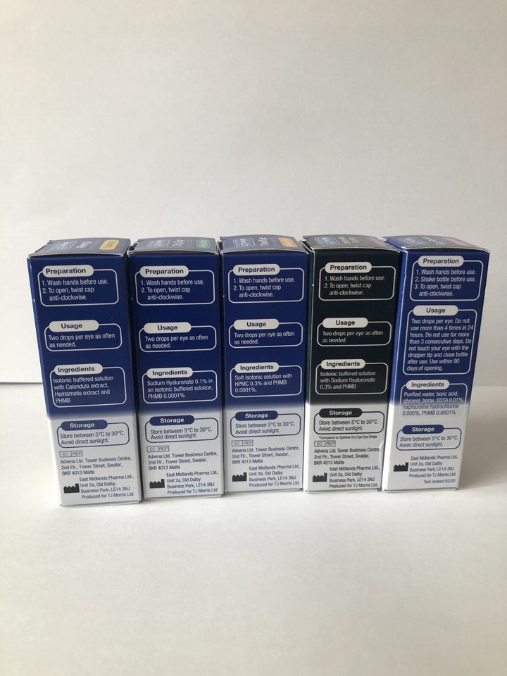 Optivive Eye Drops Rehydrating,Whitening,Tired,Allergy Contact Lens ...