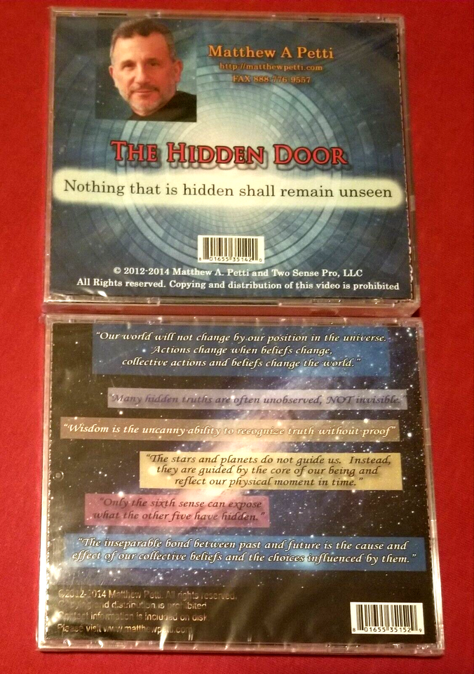 ***NEW SEALED*** Epiphany: The Hidden Door & Alpha To Omega by Matthew ...